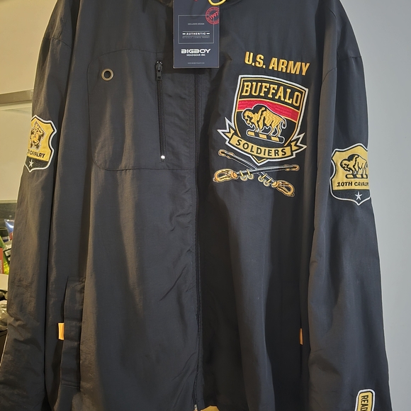 Jackets & Coats | Buffalo Soldiers Military Jacket Black | Poshmark